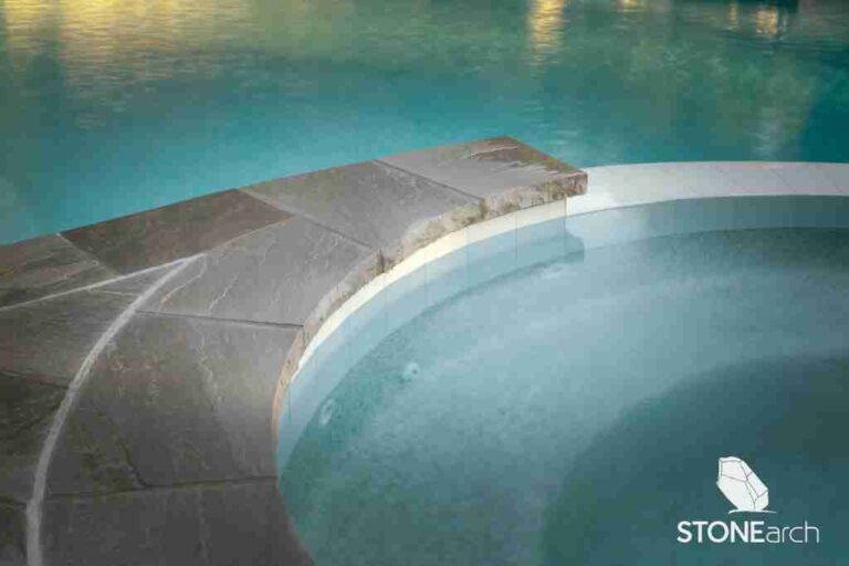 STONEarch 2″ Natural Stone Coping – Rock Face - PRODROP